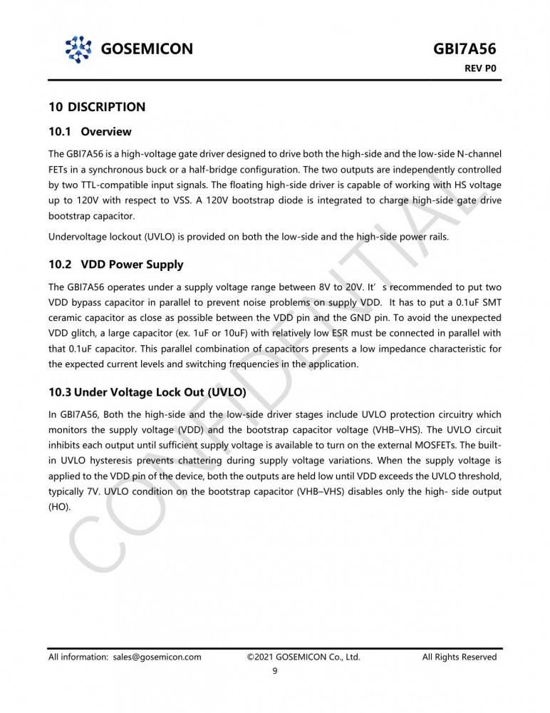 GBI7A56NMAR datasheet page 9