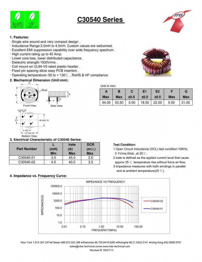 C30540 product documentation preview
