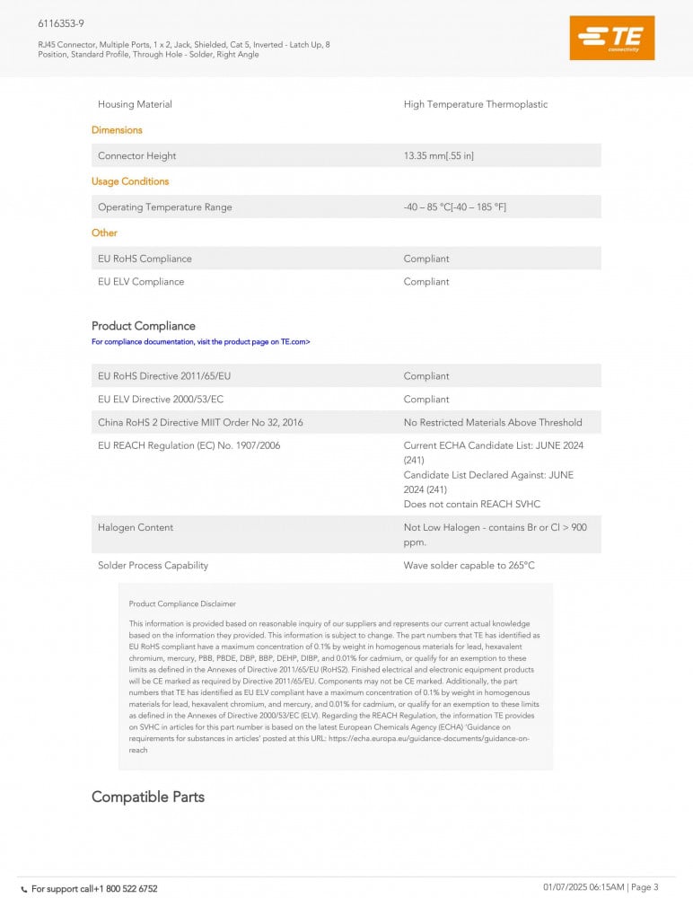6116353-9 technical document page 3