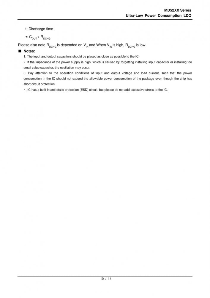 MD52XX datasheet page 10