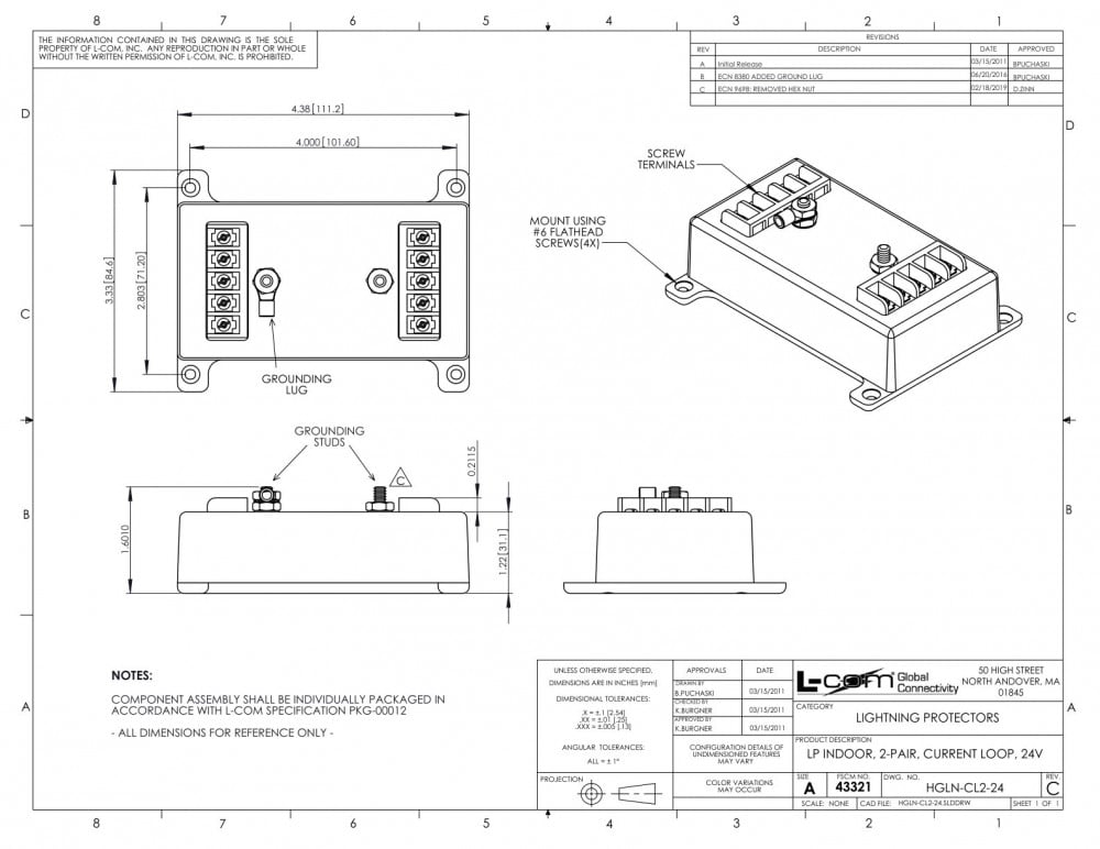 HGLN-CL2-24 technical document preview