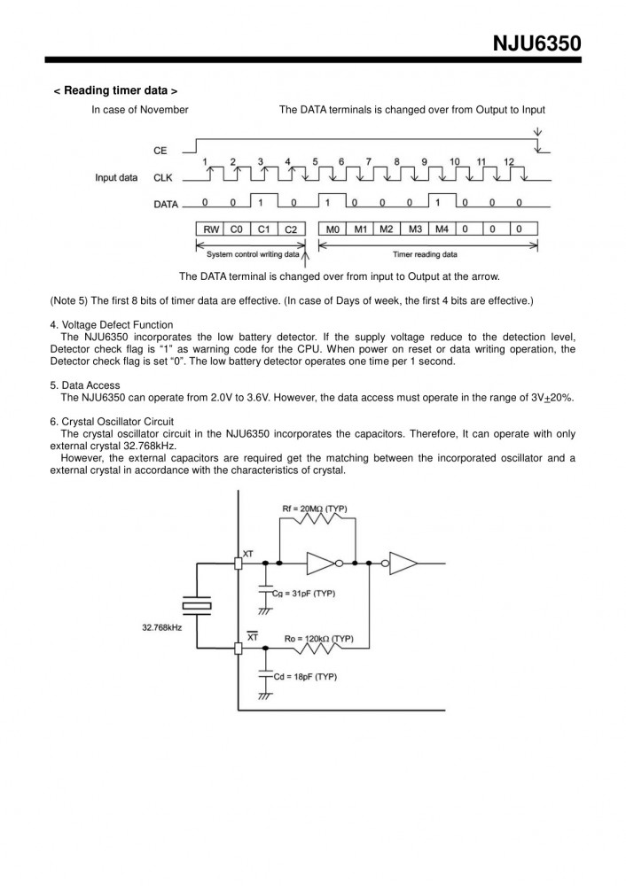 NJU6350 datasheet page 5