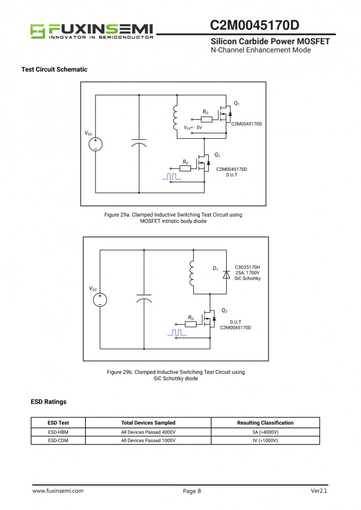C2M0045170D datasheet page 8
