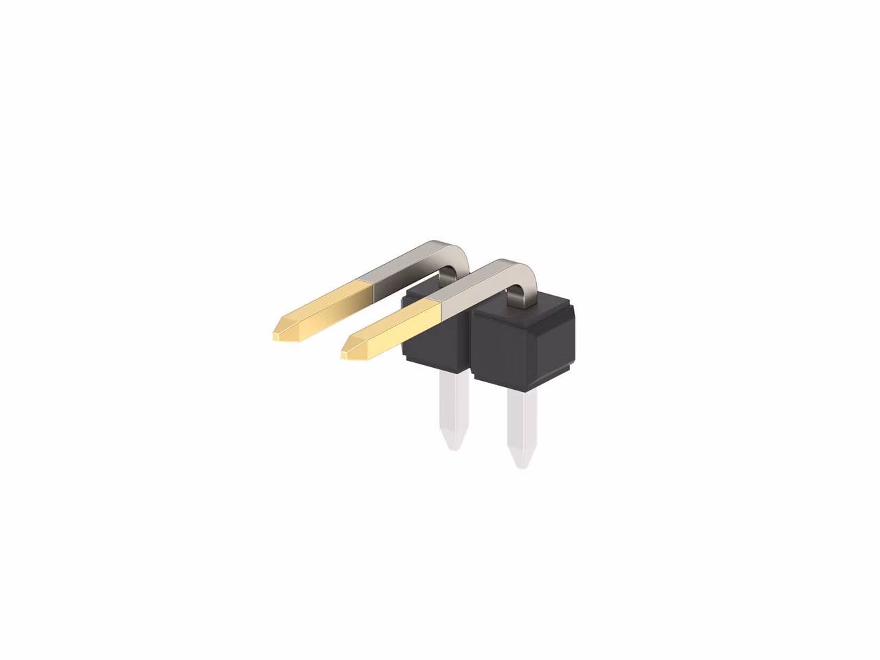 KK 254 Breakaway Header, Right-Angle, 4 Circuits, 0.38µm Gold (Au) Plating, Mating Pin Length 9.17mm, Bag