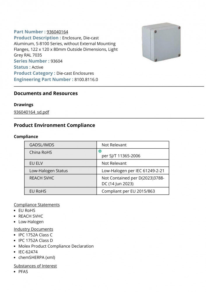 936040164 technical drawing preview, page 1