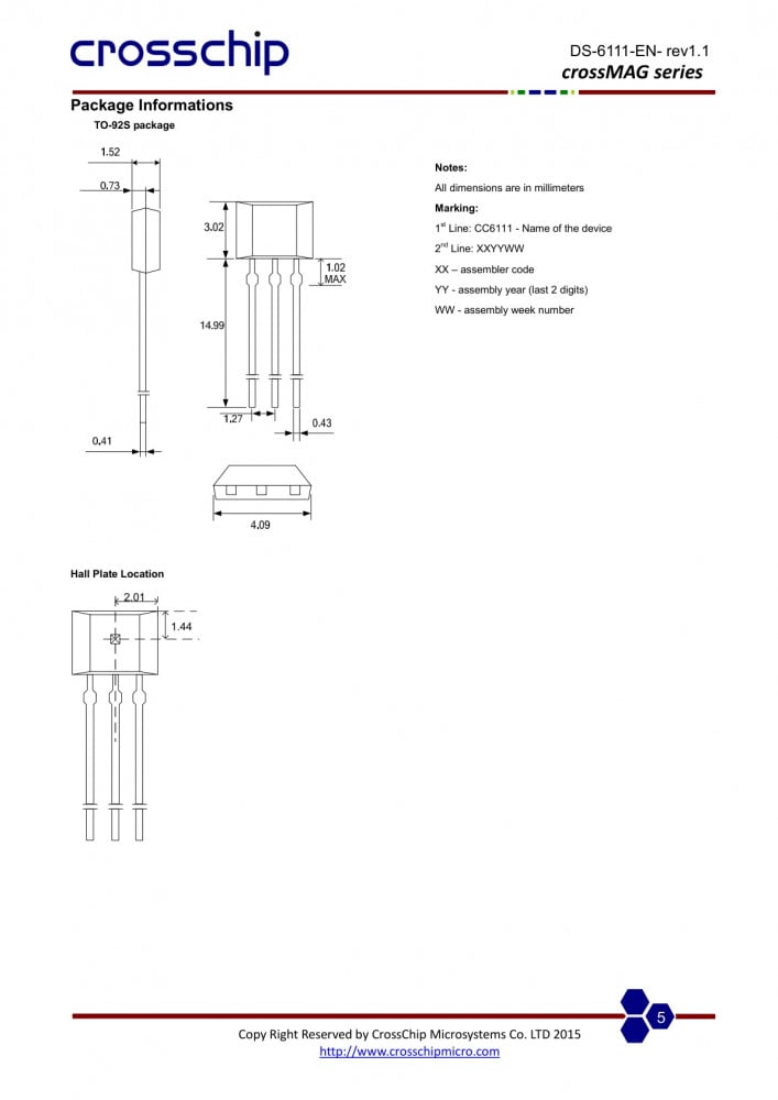CC6111 datasheet page 5