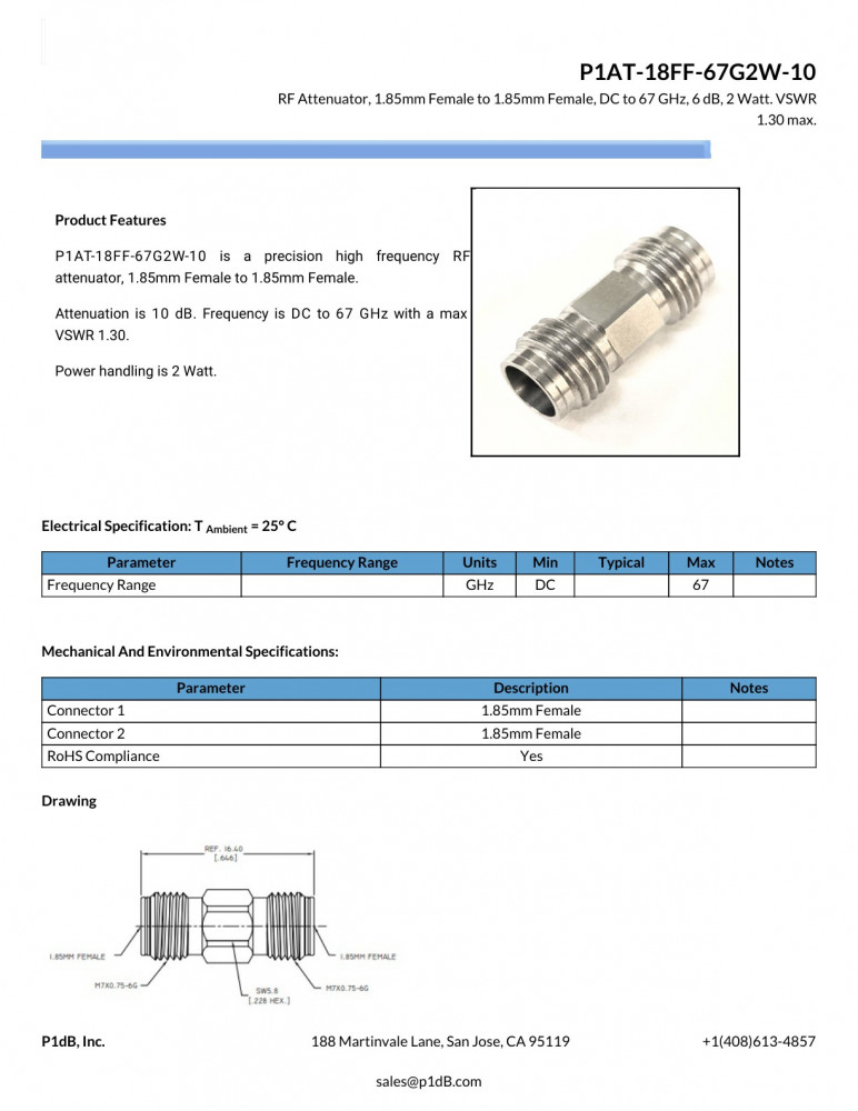 P1AT-18FF-67G2W-10 product document page 1