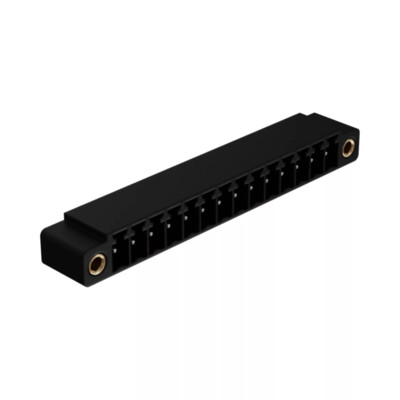 3.50mm Pitch Eurostyle Right-Angle PCB Header, with Threaded Retention Inserts, 14 Circuits for sale