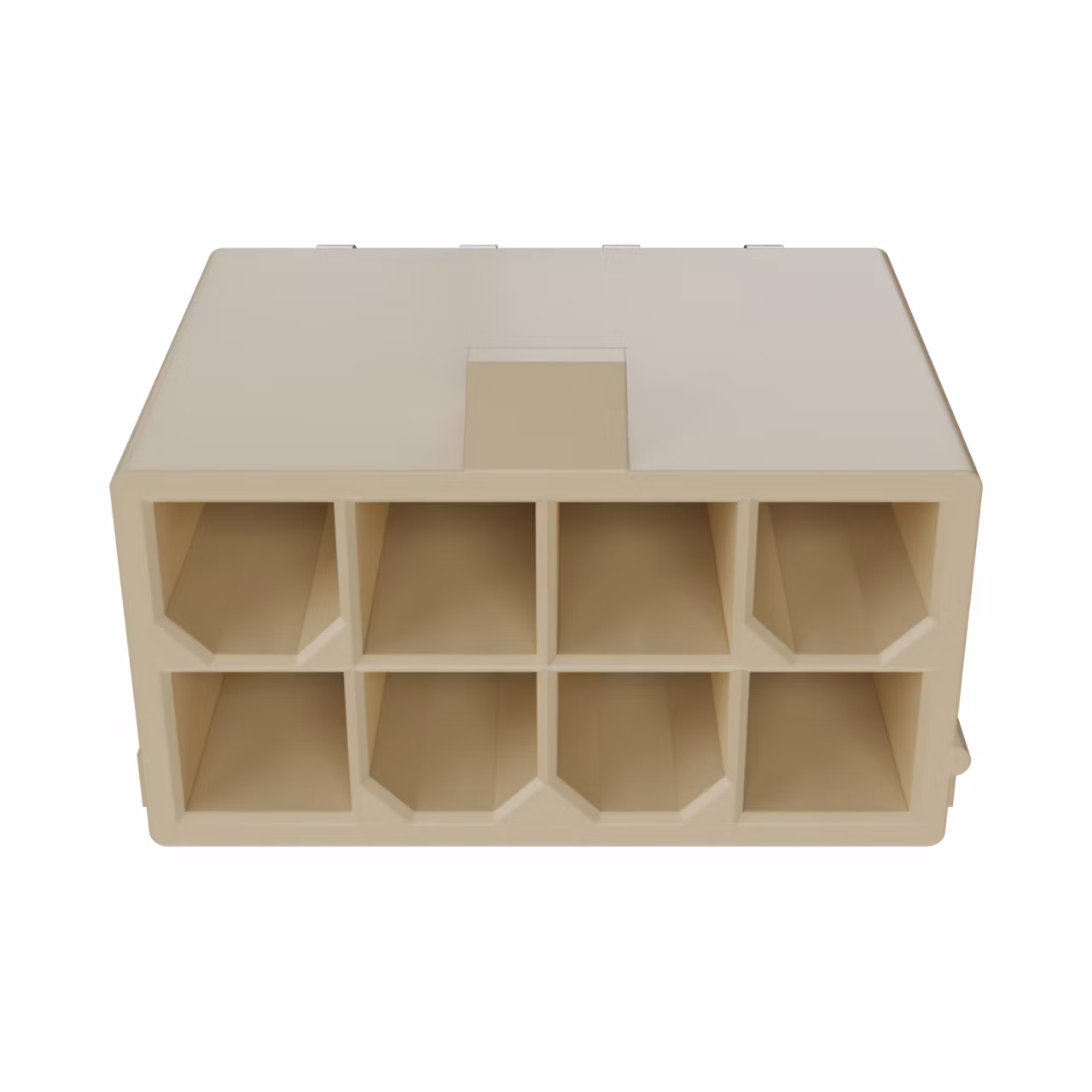 Mini-Fit Jr. Header, 4.20mm Pitch, Right Angle, without Flange, 8 Circuits, Matte Tin (Sn) Plating, Beige, Tape and Reel for sale