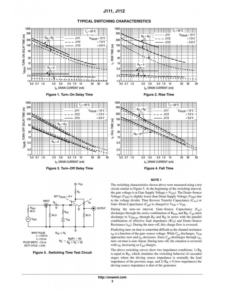 J112 datasheet page 3