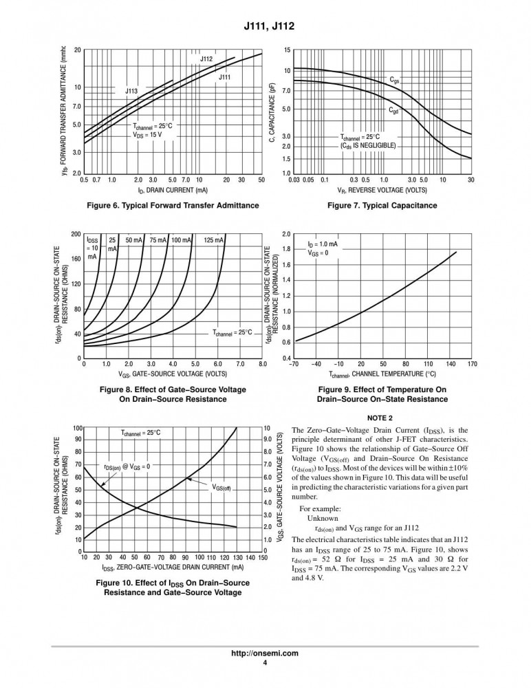 J112 datasheet page 4