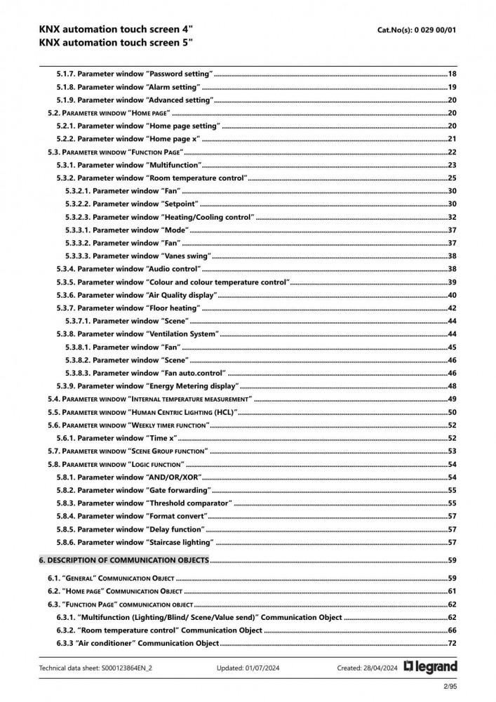 Legrand 002901 technical document page 2