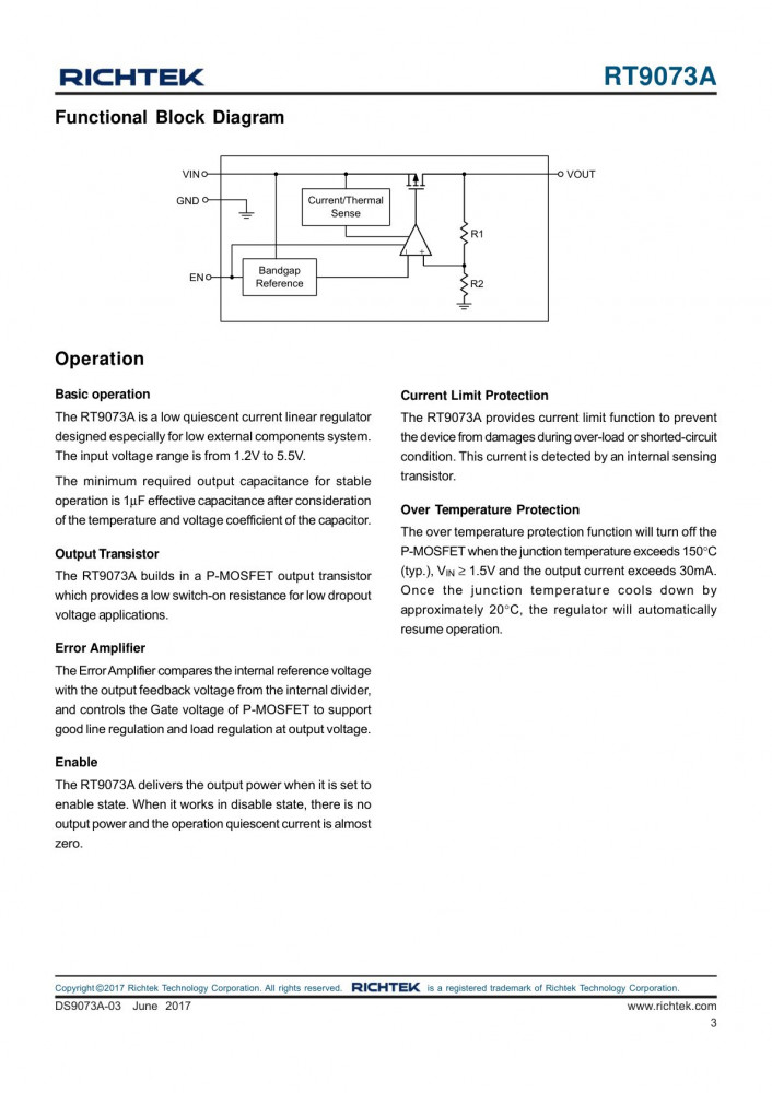 RT9073A technical document page 3
