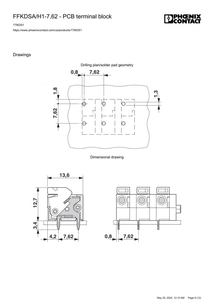 Phoenix Contact 1790351 technical document page 6