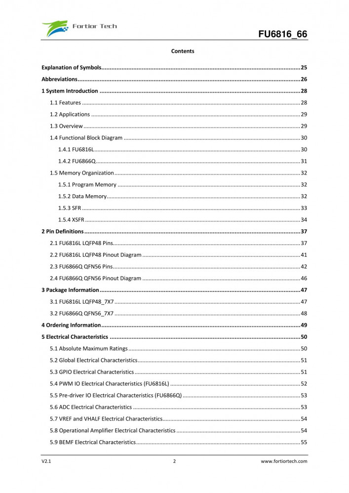 FU6816L datasheet page 2