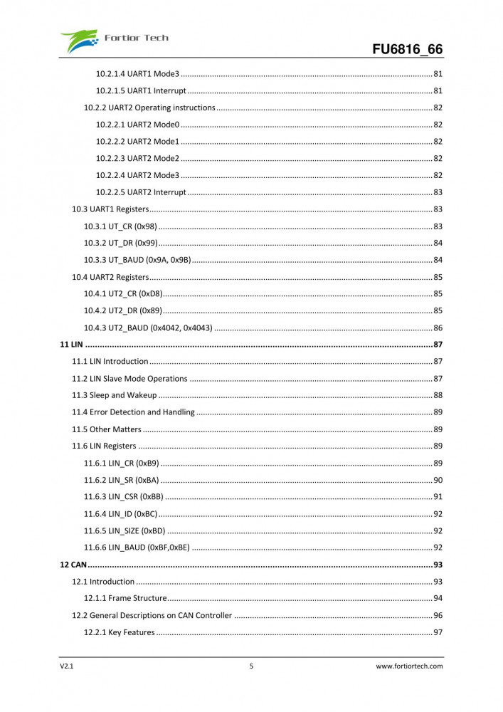 FU6816L datasheet page 5