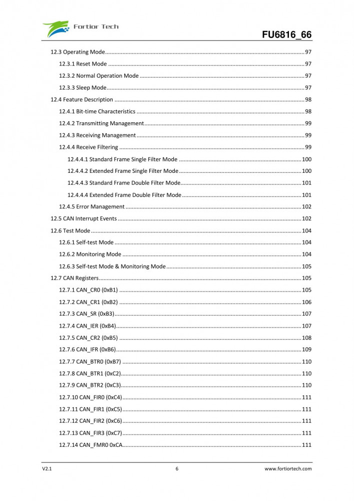 FU6816L datasheet page 6
