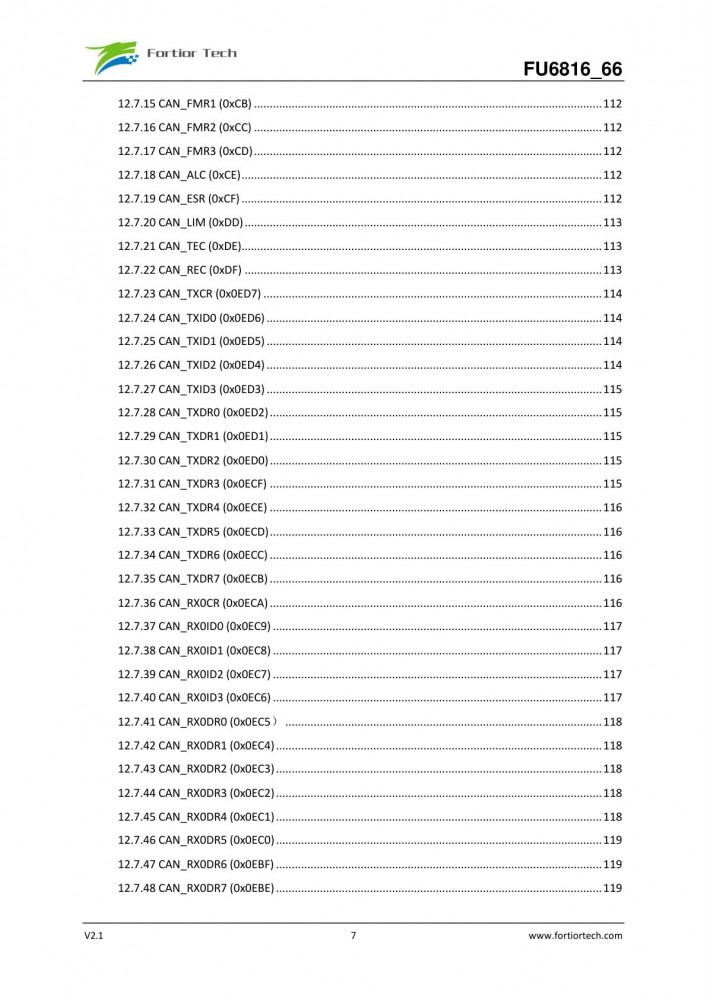 FU6816L datasheet page 7