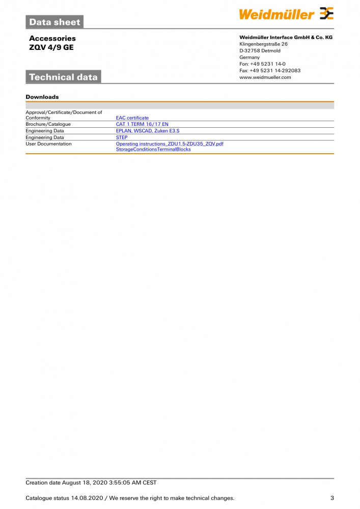 ZQV 4/9 GE product document image, page 3