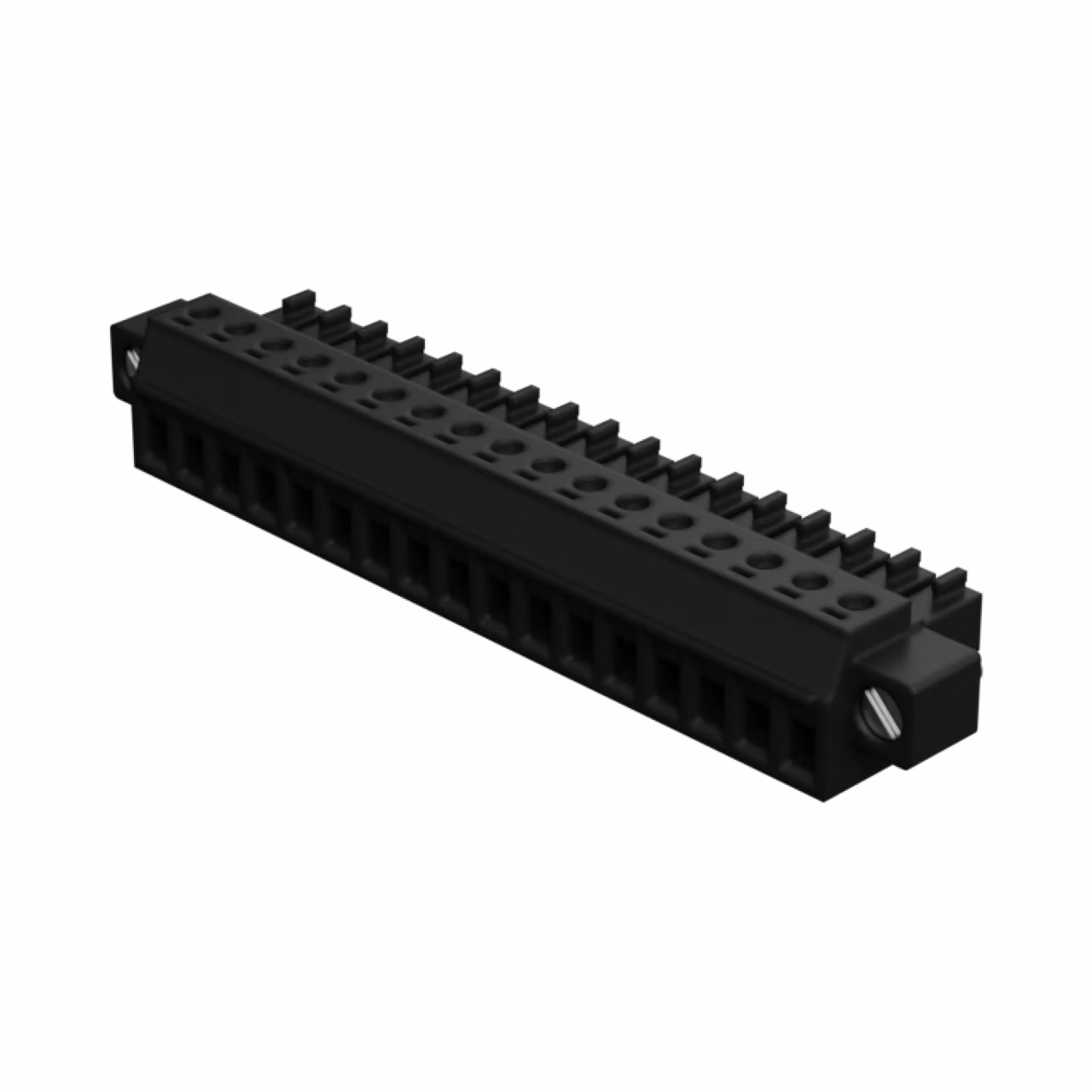 3.81mm Pitch Eurostyle Horizontal Plug, with Retention Screws, 17 Circuits for sale