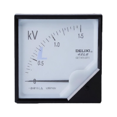 Delixi Electric 42L6V12KVD220V Analog Voltmeter Chip