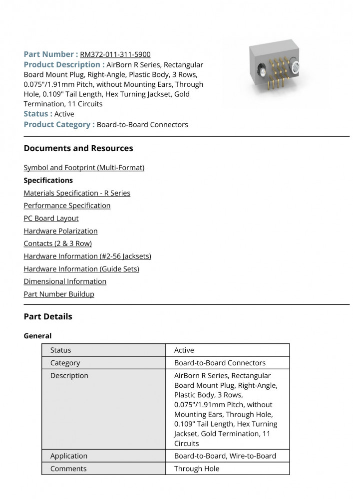 RM372-011-311-5900 technical document preview, page 1