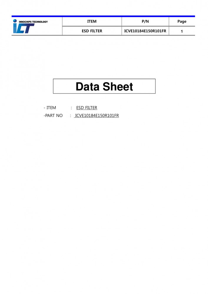 ICVE10184E150R101FR datasheet page 1