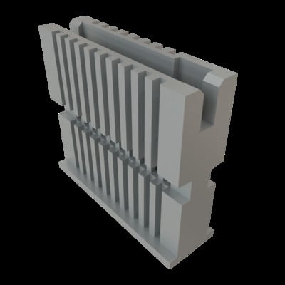 Samtec TSDF-45-D-S Rectangular Connector Housing
