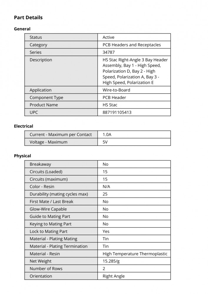 MOLEX 347873004 technical document image 2