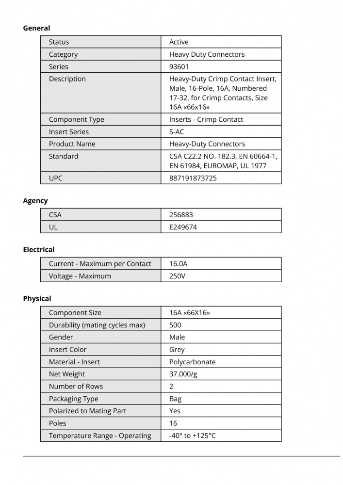 Product document preview, page 2