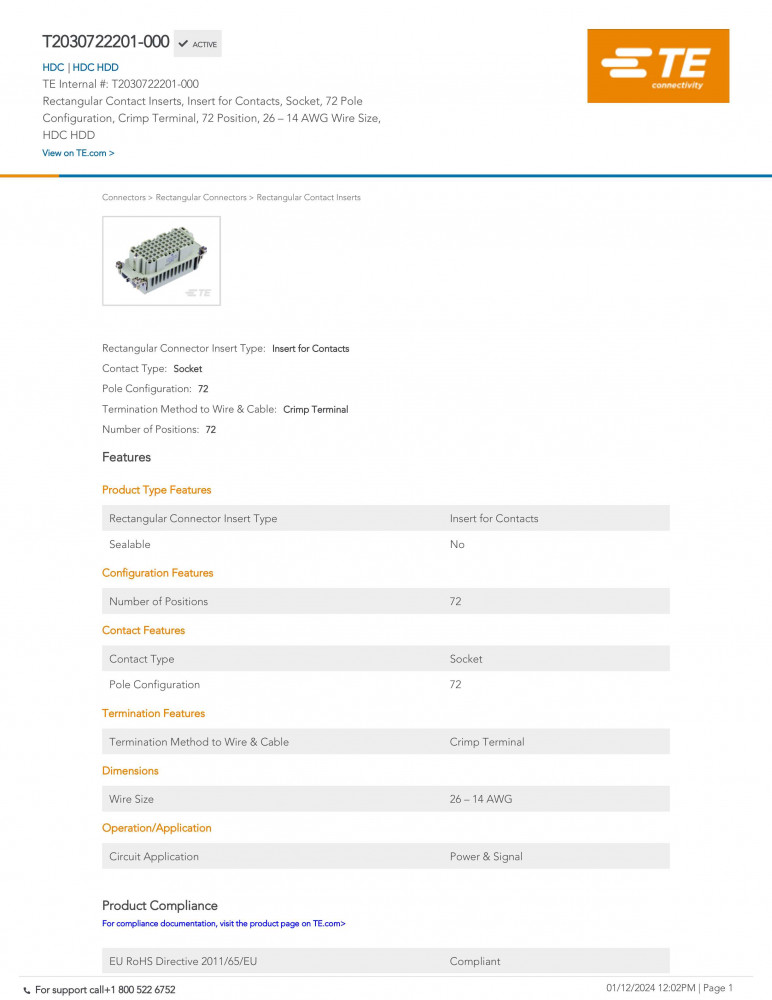 T2030722201-000 technical document page 1