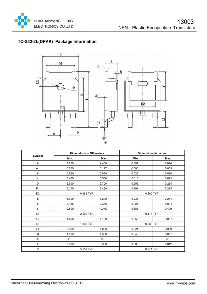 13003 datasheet page 3