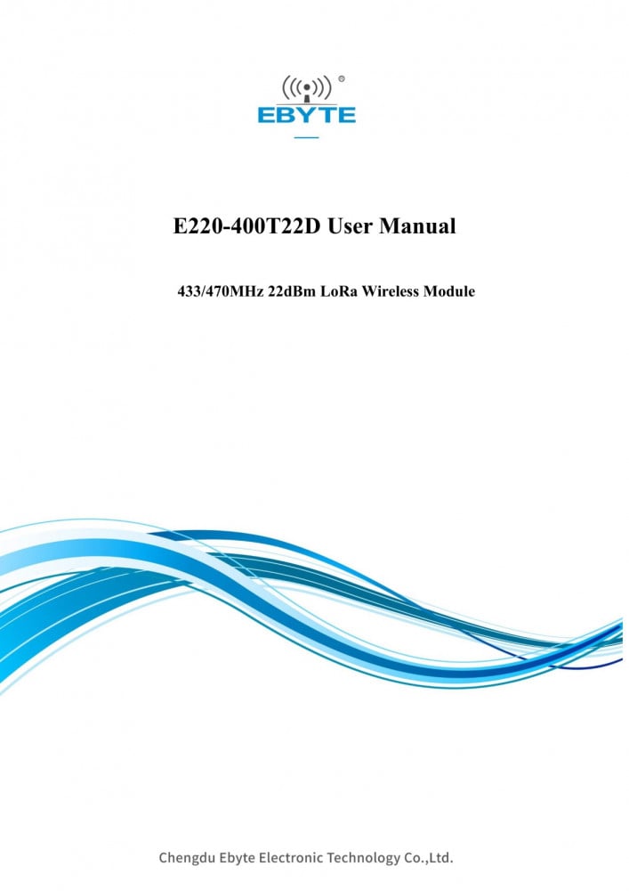 E220-400T22D manual page 1