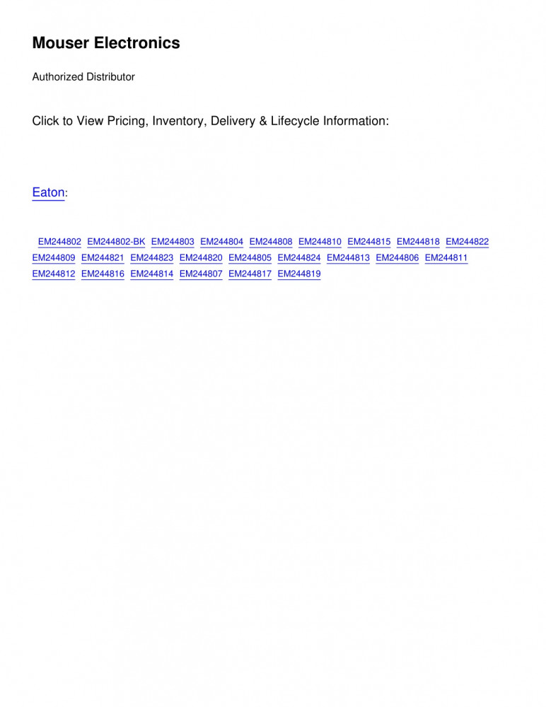 EATON EM2448 Series datasheet page 2