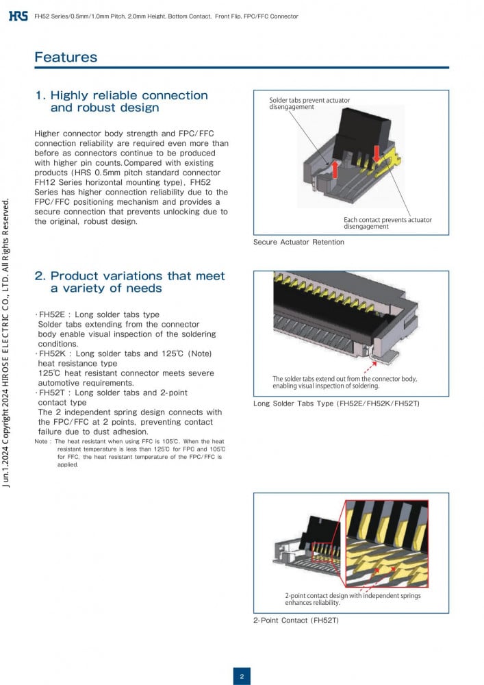 HRS FH52K catalog page 2