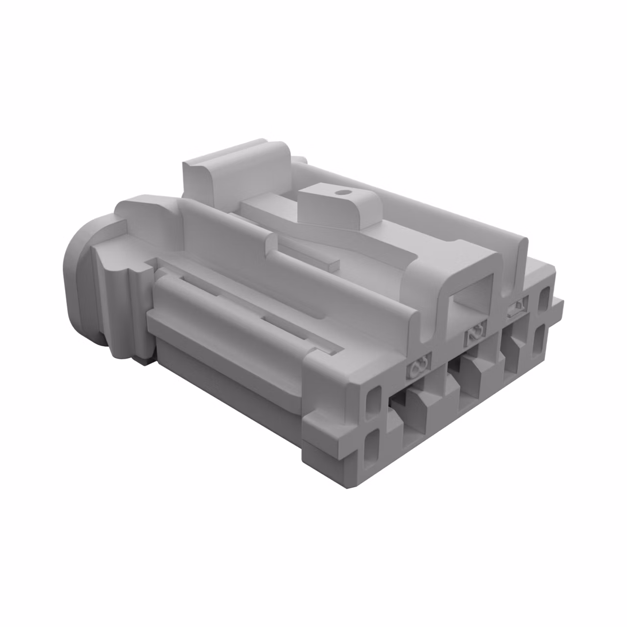 NSCC, Receptacle Connector Hybrid, Single Part, Unsealed 3 Circuits, White for sale
