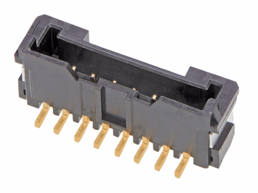 2.00mm Pitch, Micro-Lock Plus PCB Header, Single Row, Vertical, Surface Mount, 0.38µm Gold Plating, Positive Lock, 3 Circuits, Low-Halogen, Black for sale