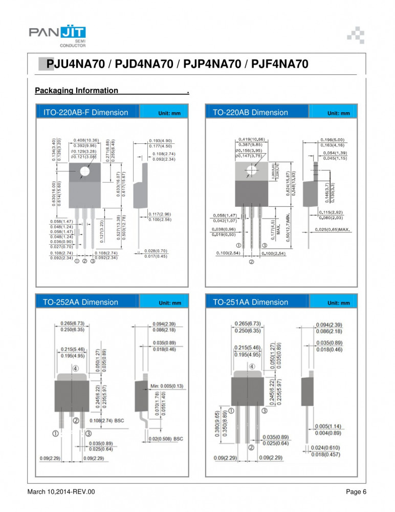 PANJIT datasheet page 6