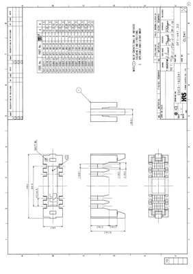 HRS DF33C-4RDS-3.3 Rectangular Connector Accessories