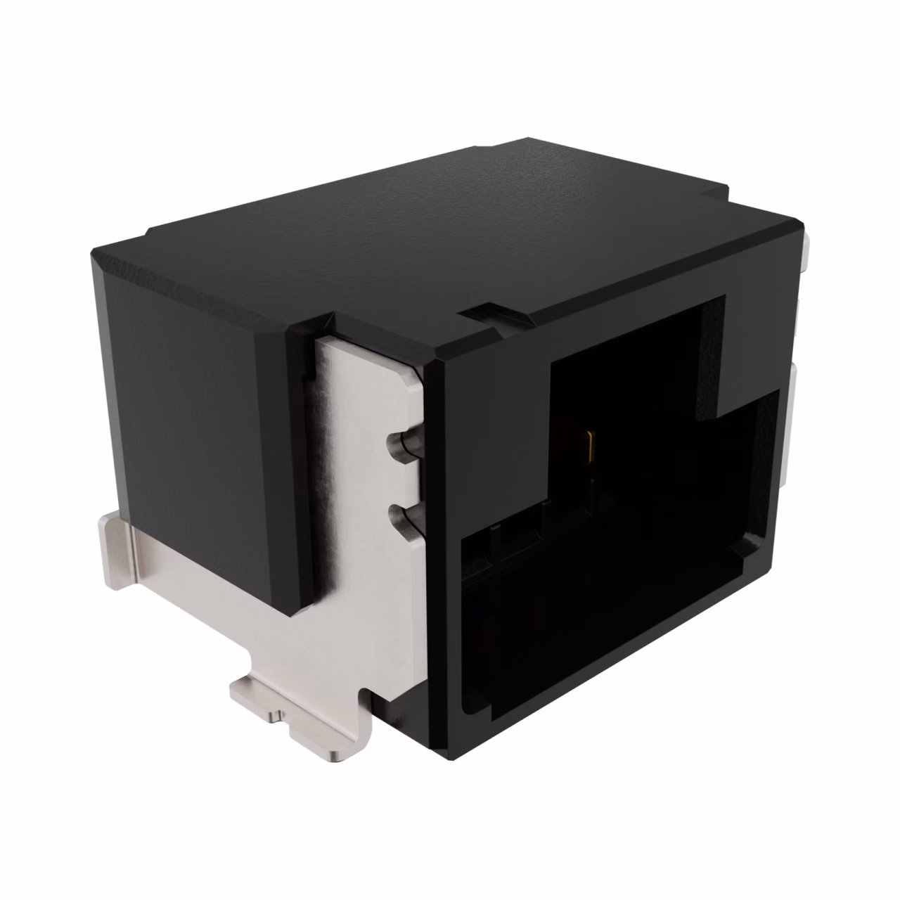 1.00mm Pitch, Rely-On PCB Header, Single Row, Right-Angle, Surface Mount, 0.38µm Gold (Au) Plating, Inner Positive Lock, 5 Circuits, Black for sale