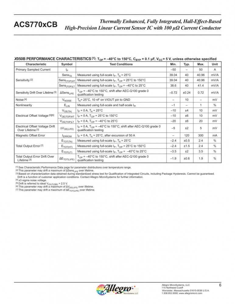 ACS770 datasheet page 6