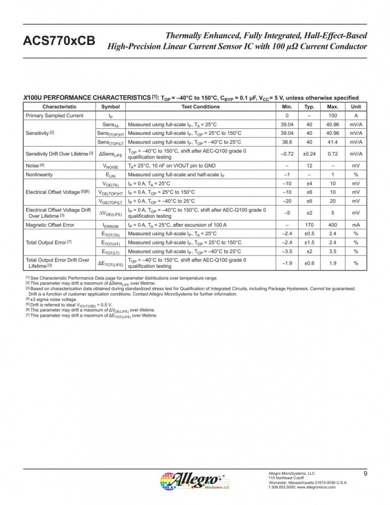ACS770 datasheet page 9