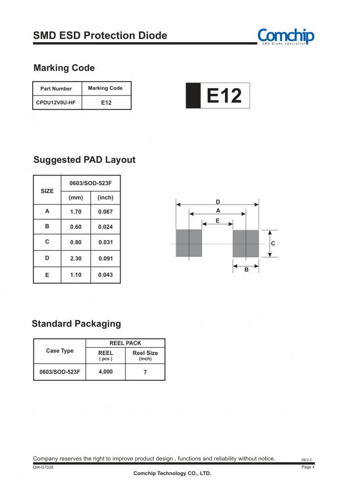 CPDU12V0U-HF datasheet page 4