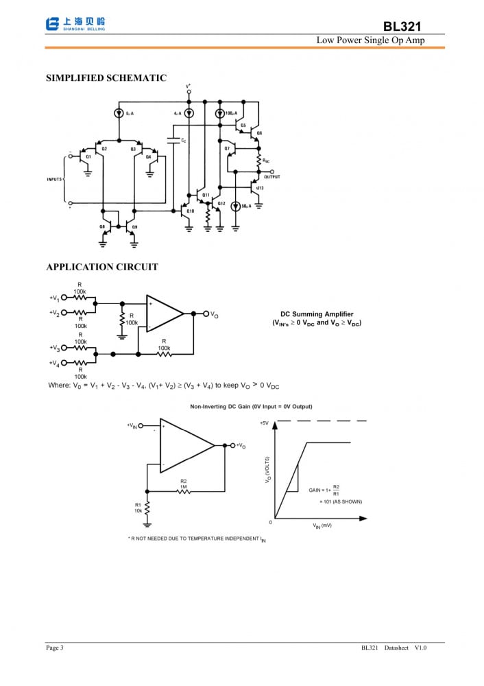 BL321 datasheet page 3