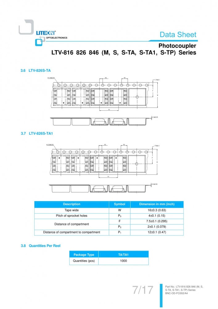 LTV-816 series datasheet page 8