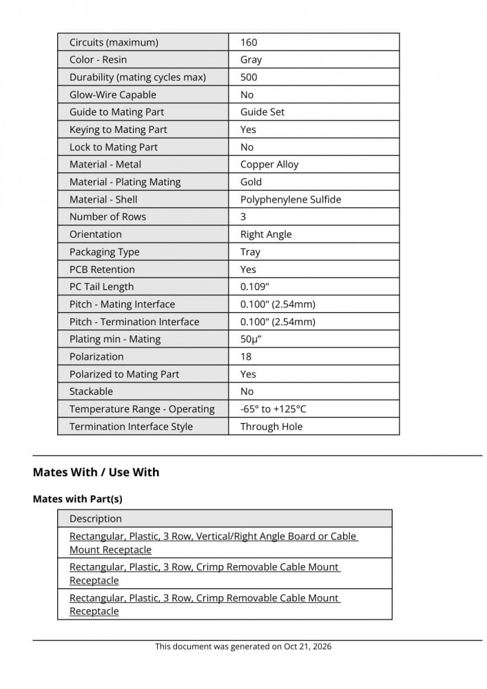 WG160PR7SY-18 technical document image, page 2