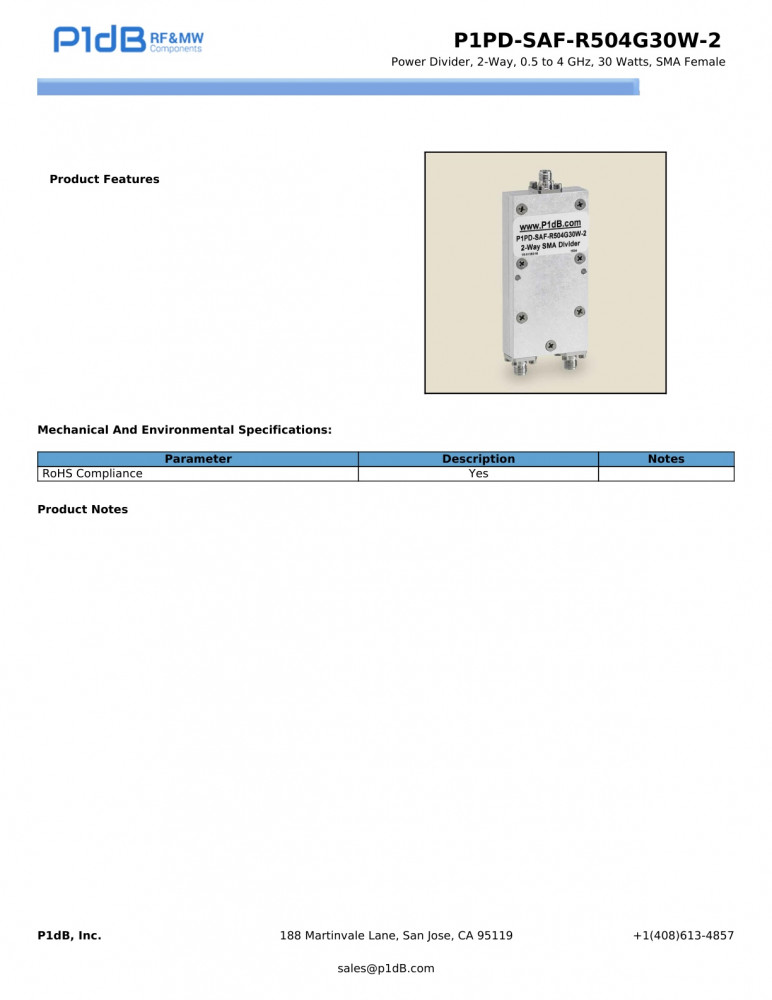 P1PD-SAF-R504G30W-2 product document image