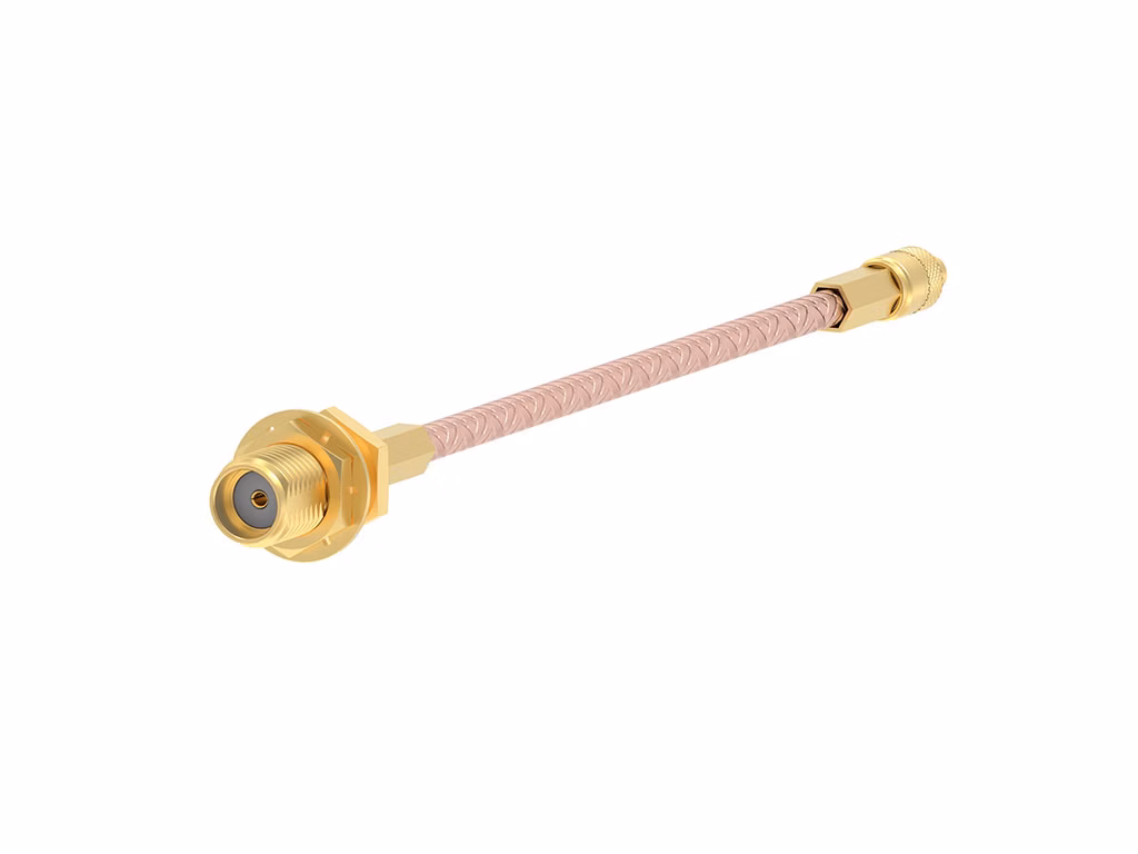 SMA Straight Bulkhead Jack to MMCX Straight Plug on RG-316 Cable, 203.20mm Length, 50 Ohms for sale