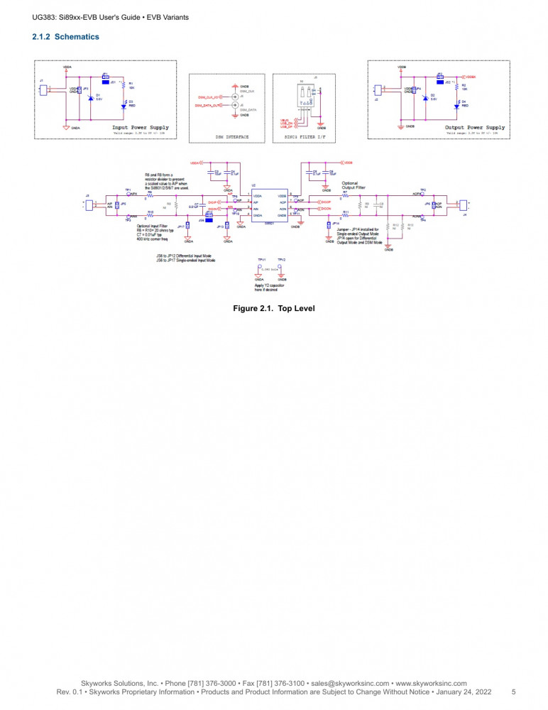 Si89xx-EVB User's Guide page 5