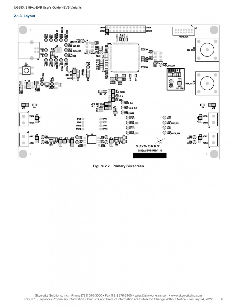 Si89xx-EVB User's Guide page 6